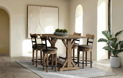 Amish Handcrafted Fenway Trestle Pub Table USA!
