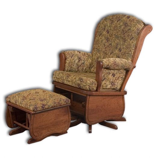 Amish Handcrafted Swan Back Glider USA!
