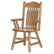 Amish Handcrafted Bent Paddle Post Chair USA!